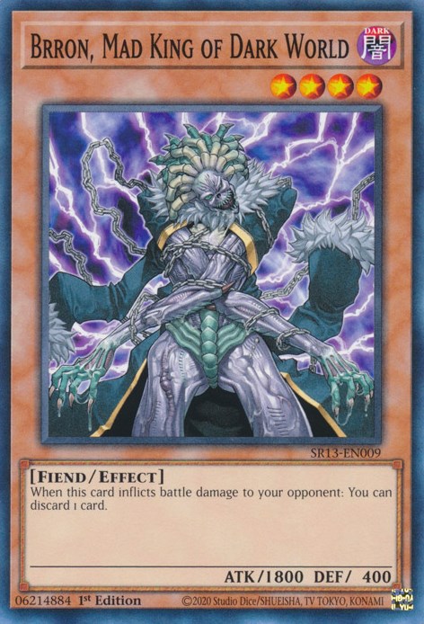 Brron, Mad King of Dark World - Structure Deck: Dark World - YuGiOh