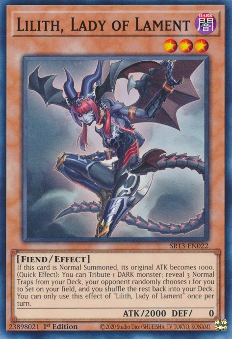 Lilith, Lady of Lament - Structure Deck: Dark World - YuGiOh