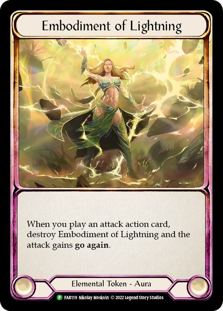 Embodiment of Lightning - Flesh and Blood: Promo Cards - Flesh and ...