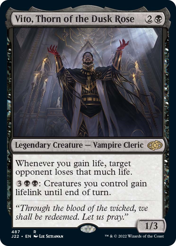 Vito, Thorn of the Dusk Rose - Jumpstart 2022 - Magic: The Gathering