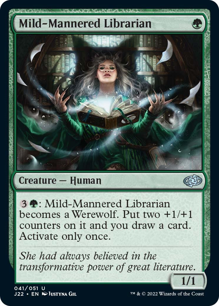Mild-Mannered Librarian - Jumpstart 2022 - Magic: The Gathering