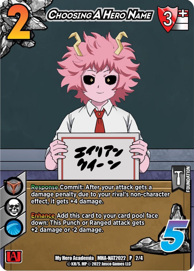 Choosing A Hero Name (Pro Hero Nationals 2022) - UniVersus: My Hero ...