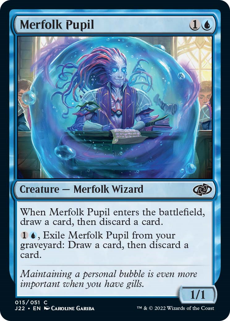 Merfolk Pupil - Jumpstart 2022 - Magic: The Gathering