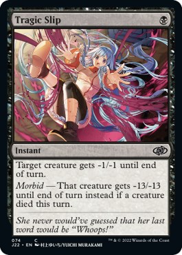 Tragic Slip (74) - Jumpstart 2022 - Magic: The Gathering