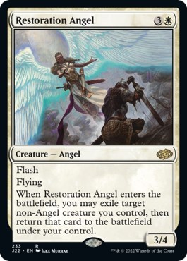 Restoration Angel - Jumpstart 2022 - Magic: The Gathering