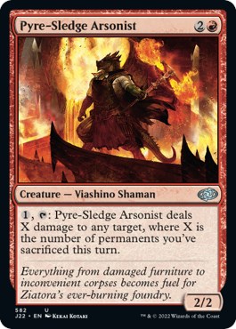 Pyre-Sledge Arsonist - Jumpstart 2022 - Magic: The Gathering