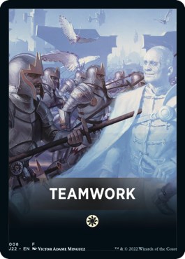 Teamwork Theme Card - Jumpstart 2022 - Magic: The Gathering