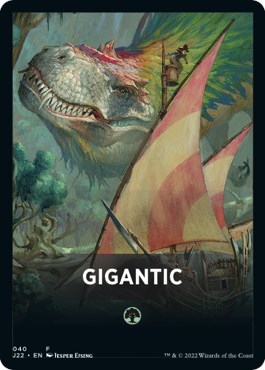 Gigantic Theme Card - Jumpstart 2022 - Magic: The Gathering