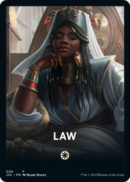 Law Theme Card - Jumpstart 2022 - Magic: The Gathering