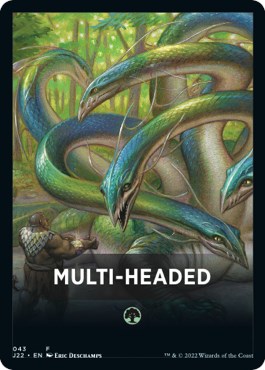 Multi-Headed Theme Card - Jumpstart 2022 - Magic: The Gathering