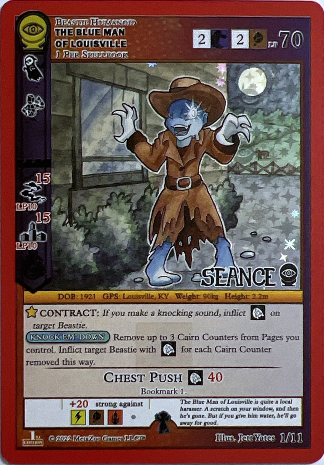 The Blue Man of Louisville - Seance: First Edition Release Event Deck ...