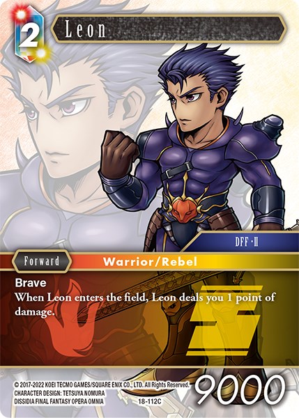 Leon - Resurgence of Power - Final Fantasy TCG