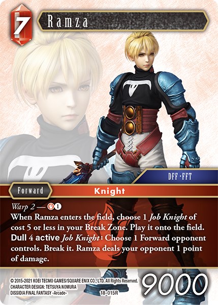 Ramza - Resurgence of Power - Final Fantasy TCG