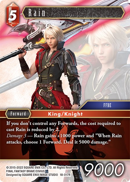 Rain - Resurgence of Power - Final Fantasy TCG