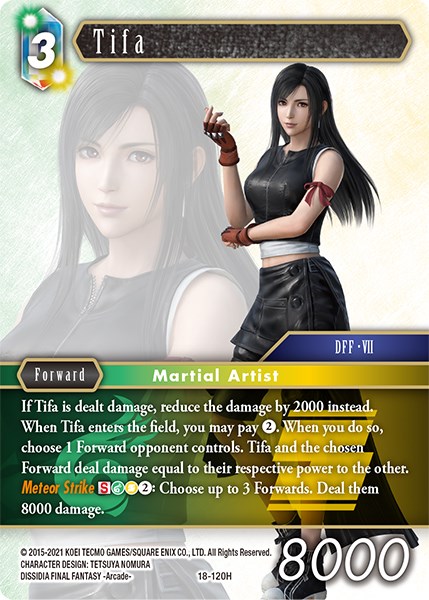 Tifa - Resurgence of Power - Final Fantasy TCG