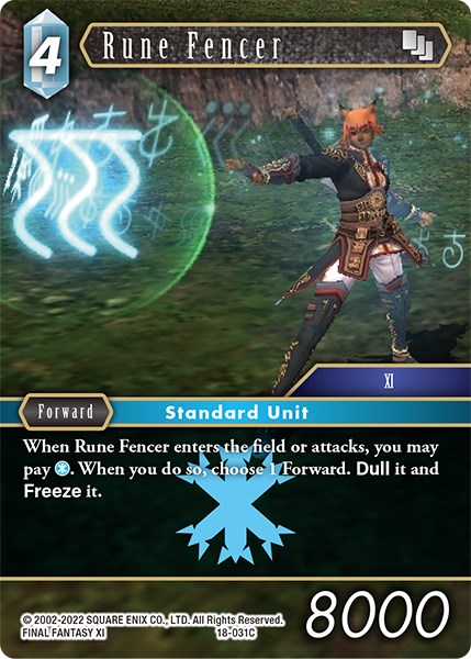 Rune Fencer - 18-031C - Resurgence of Power - Final Fantasy TCG