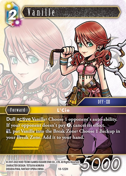 Vanille - Resurgence of Power - Final Fantasy TCG