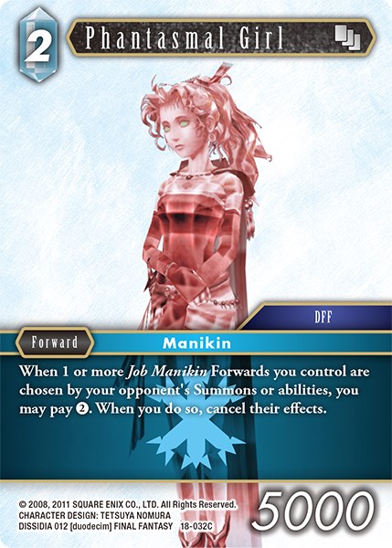 Phantasmal Girl - Resurgence of Power - Final Fantasy TCG