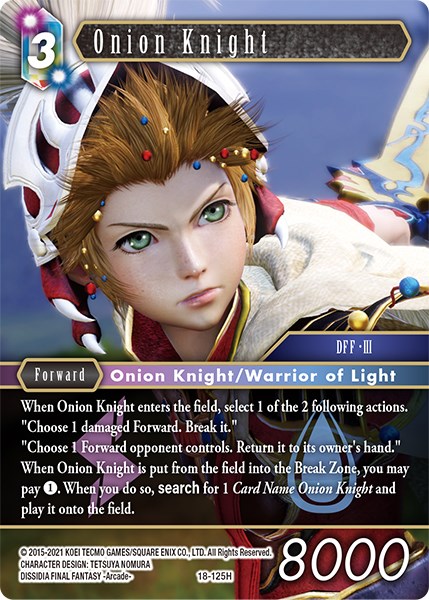 Onion Knight - Resurgence of Power - Final Fantasy TCG