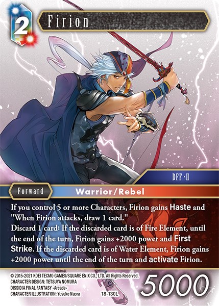 Firion - Resurgence of Power - Final Fantasy TCG