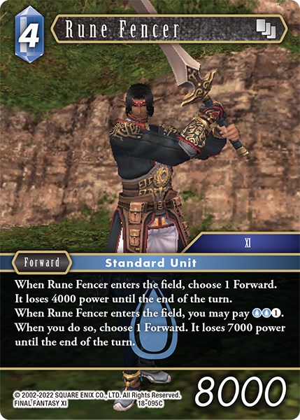 Rune Fencer - 18-095C - Resurgence of Power - Final Fantasy TCG