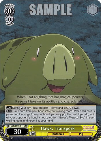 Hawk: Transpork (SR) - The Seven Deadly Sins: Revival of The ...