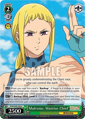 Matrona: Warrior Chief - The Seven Deadly Sins: Revival of The ...