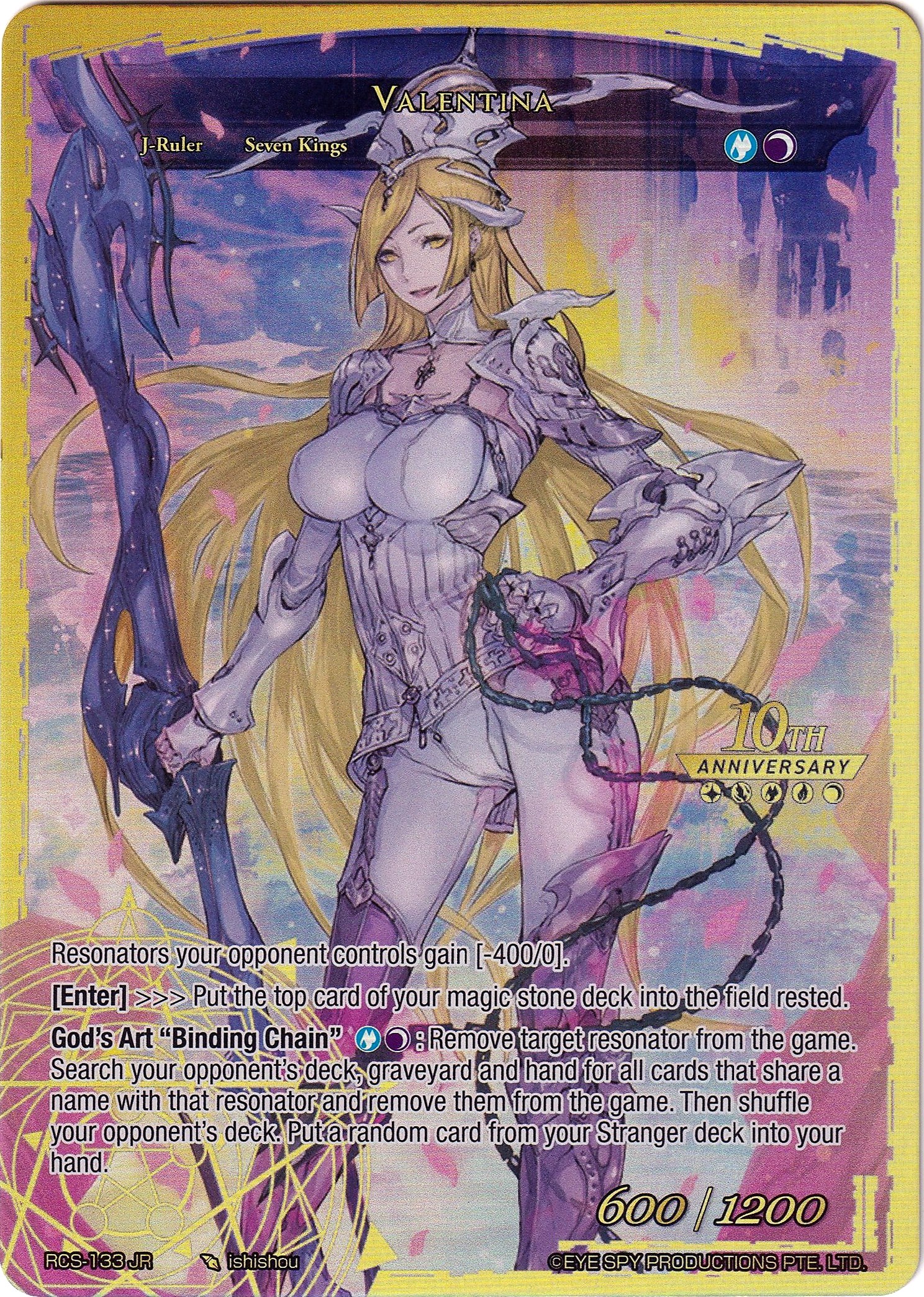 Valentina - 10th Anniversary: Ruler Collection Set - Force of Will
