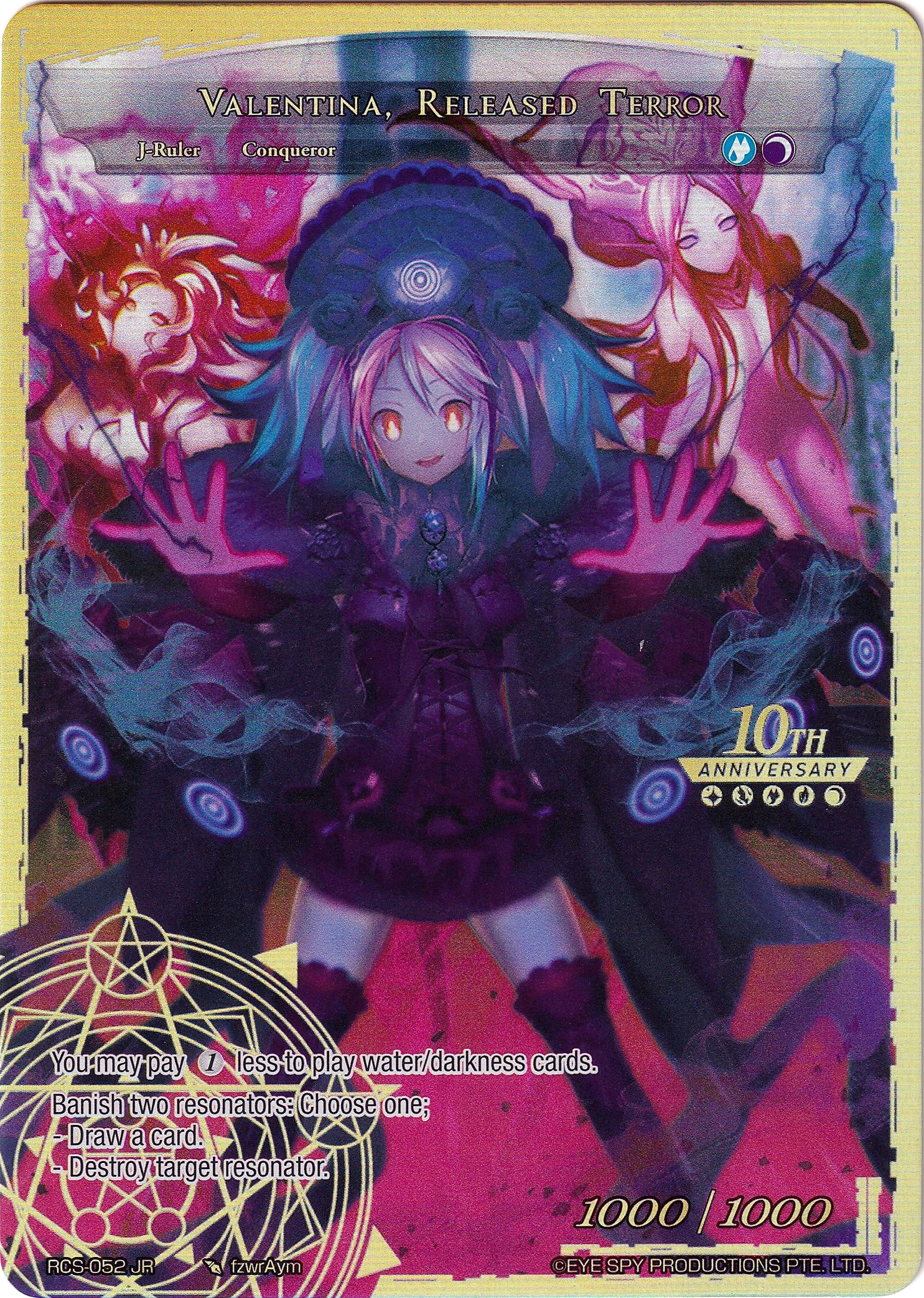 Invading Demon of Water, Valentina // Valentina, Released Terror - 10th Anniversary: Ruler ...
