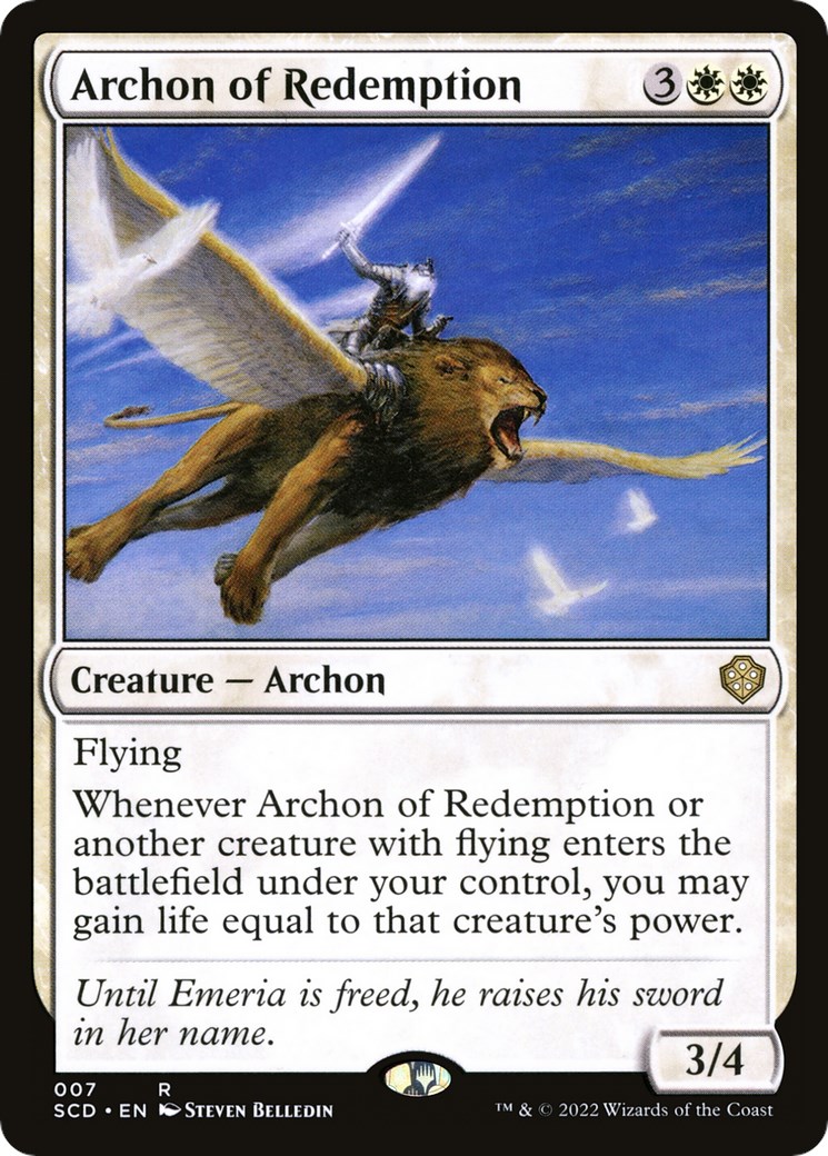 Archon of Redemption - Starter Commander Decks - Magic: The Gathering