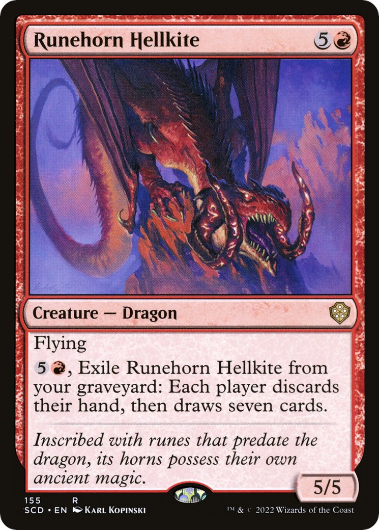 Runehorn Hellkite - Starter Commander Decks - Magic: The Gathering