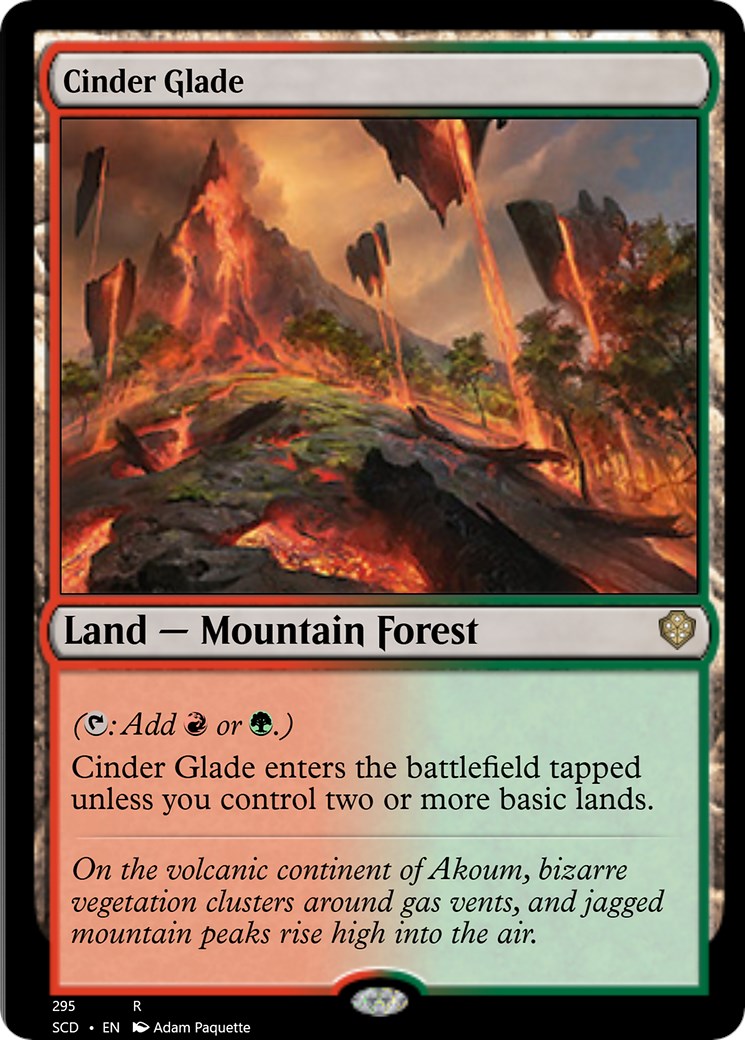 Cinder Glade - Starter Commander Decks - Magic: The Gathering