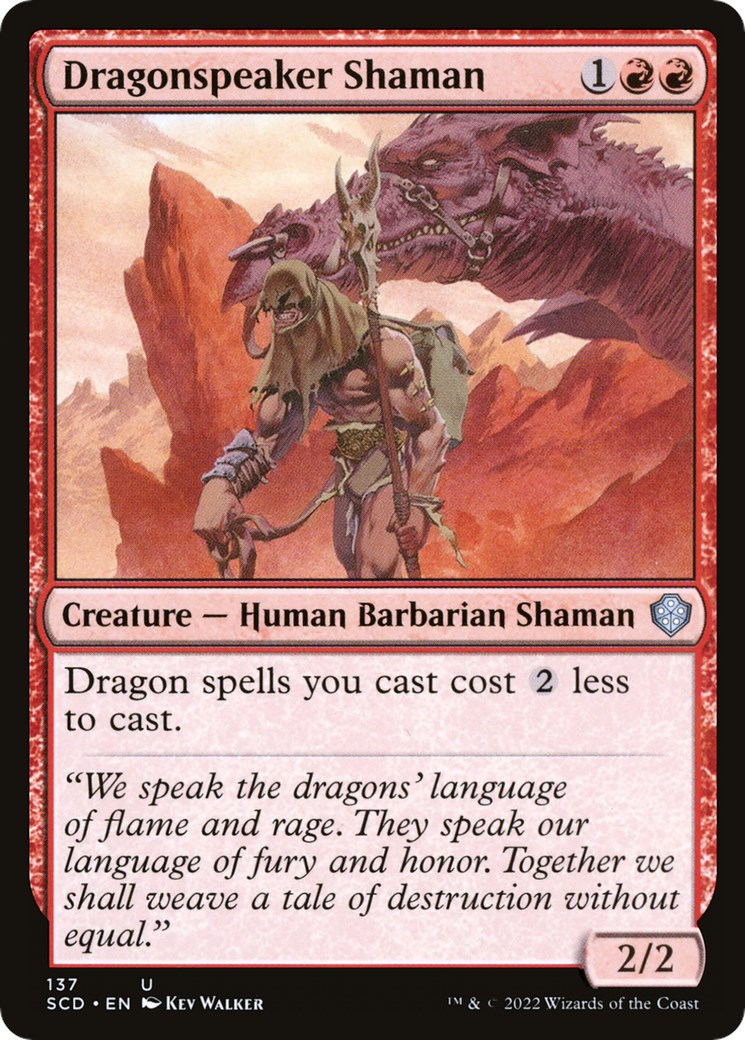 Dragonspeaker Shaman - Starter Commander Decks - Magic: The Gathering