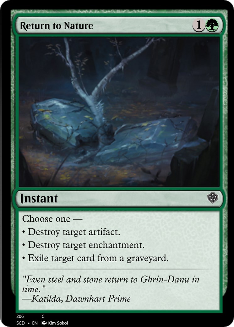 Return to Nature - Starter Commander Decks - Magic: The Gathering