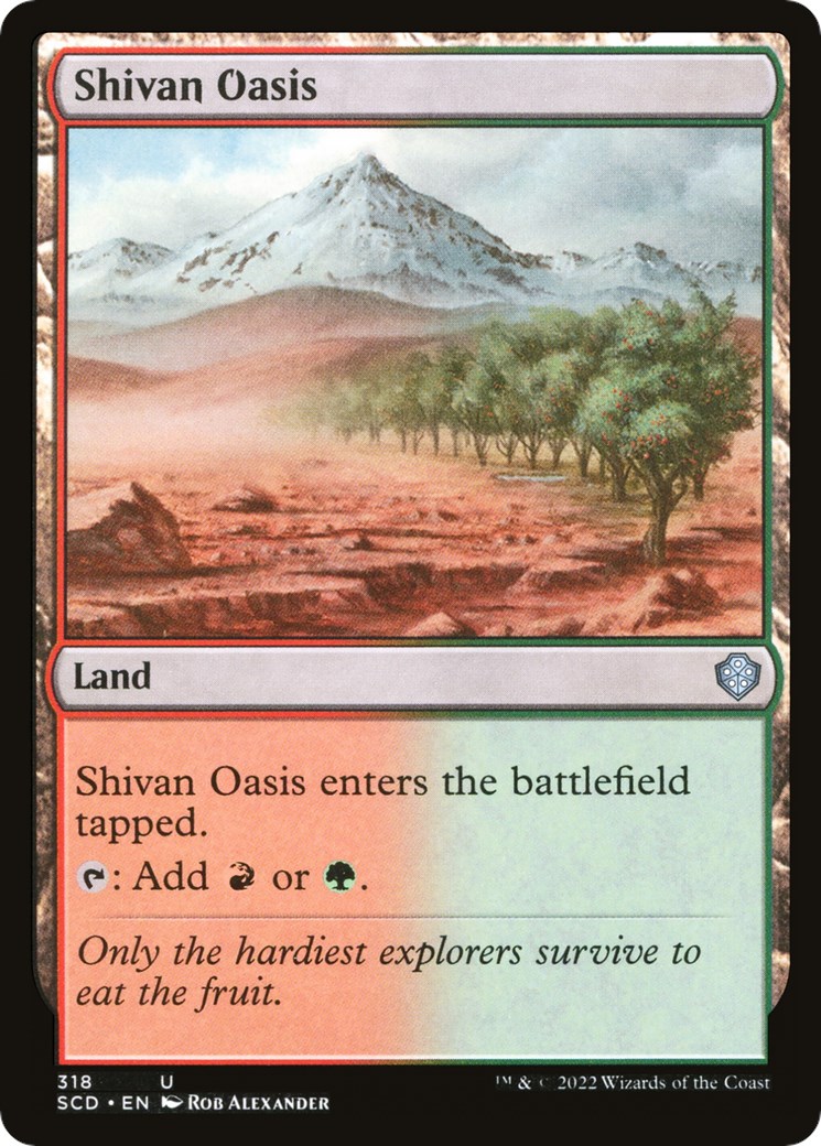 Shivan Oasis - Starter Commander Decks - Magic: The Gathering
