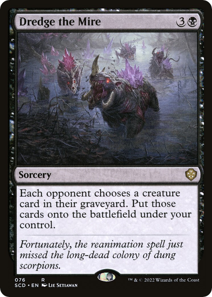 Dredge the Mire - Starter Commander Decks - Magic: The Gathering