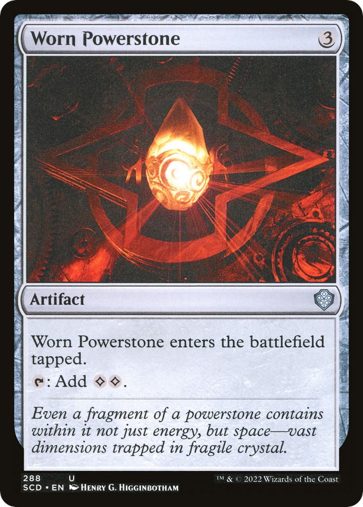 Worn Powerstone - Starter Commander Decks - Magic: The Gathering