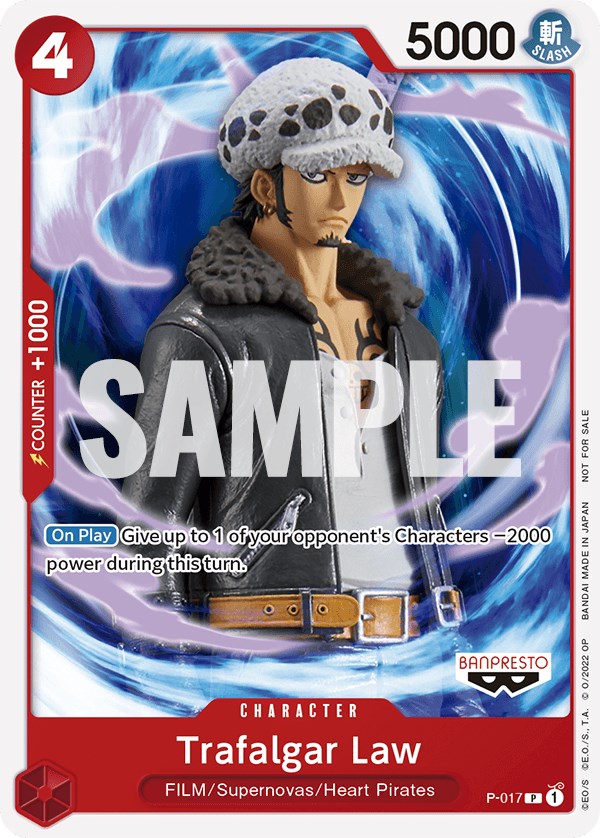 Trafalgar Law (One Piece Film Red) - One Piece Promotion Cards - One ...