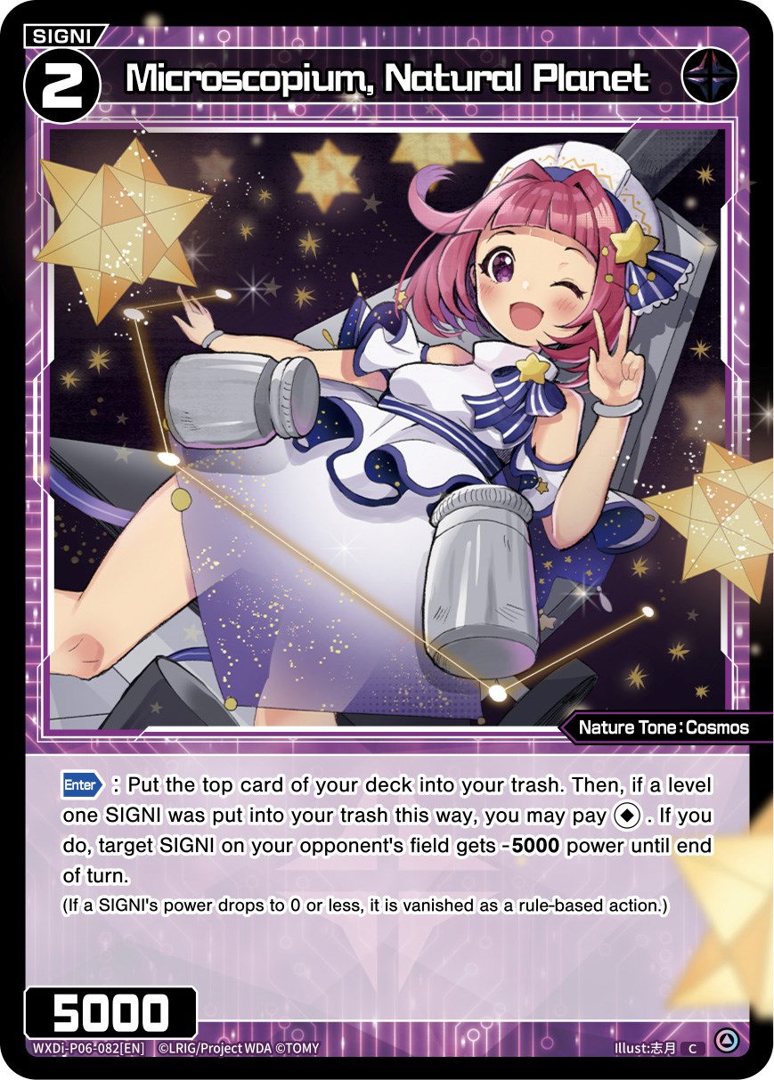 Microscopium, Natural Planet - Welcome Back Diva -selector- - WIXOSS