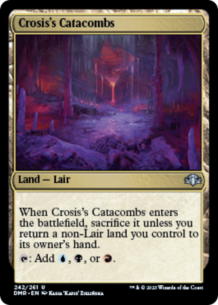 Crosis's Catacombs - Dominaria Remastered - Magic: The Gathering