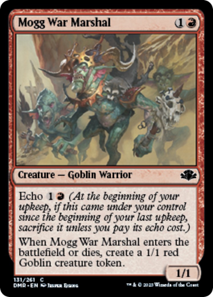 Mogg War Marshal - Dominaria Remastered - Magic: The Gathering
