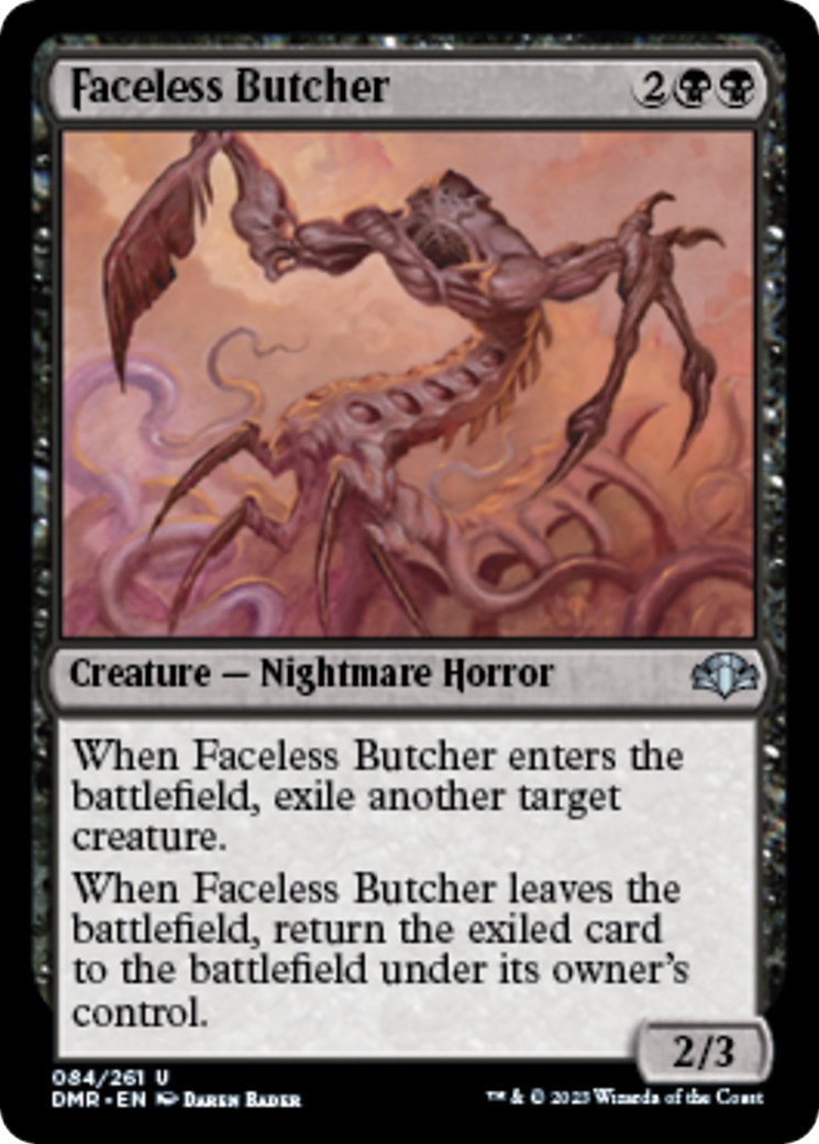 Faceless Butcher - Dominaria Remastered - Magic: The Gathering