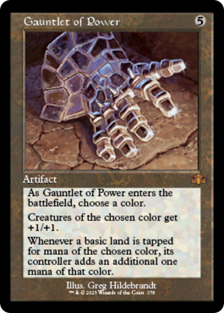 Gauntlet of Power (Retro Frame) - Dominaria Remastered - Magic: The ...