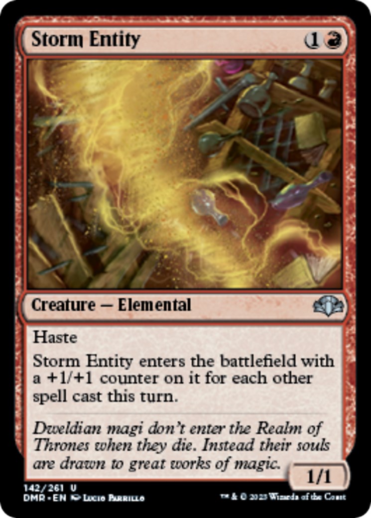 Storm Entity - Dominaria Remastered - Magic: The Gathering