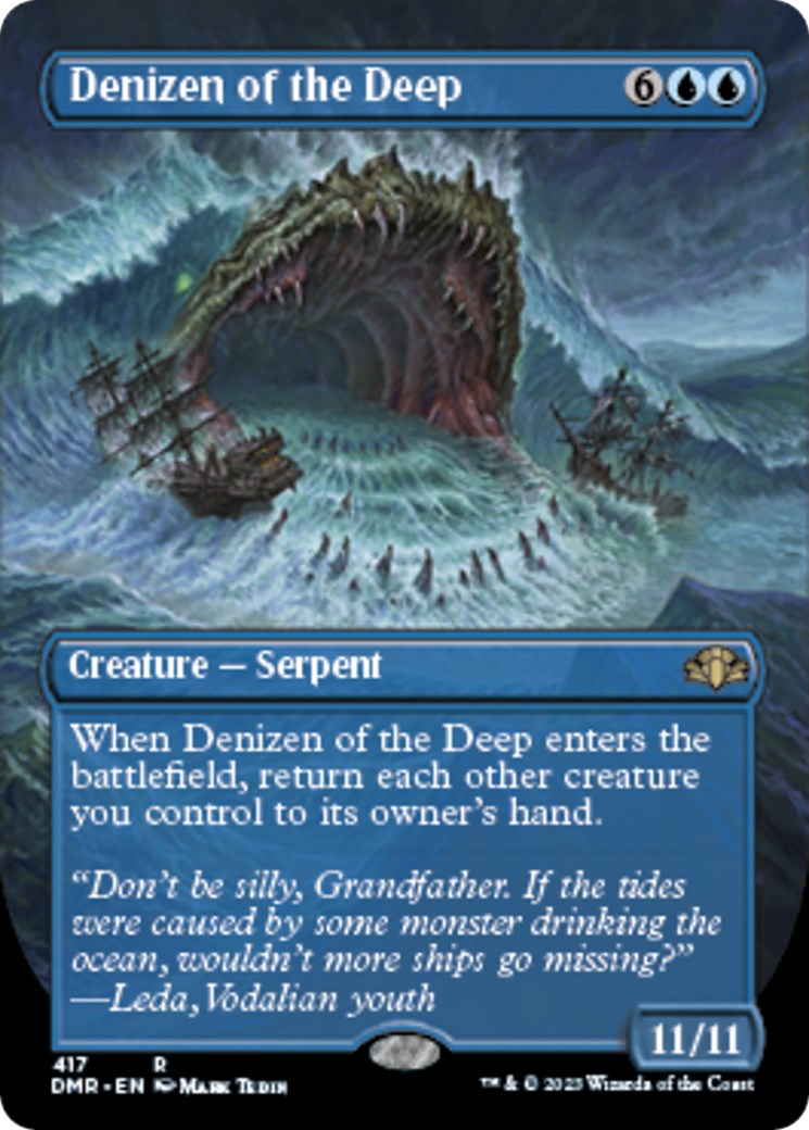 Denizen of the Deep (Borderless) - Dominaria Remastered - Magic: The ...