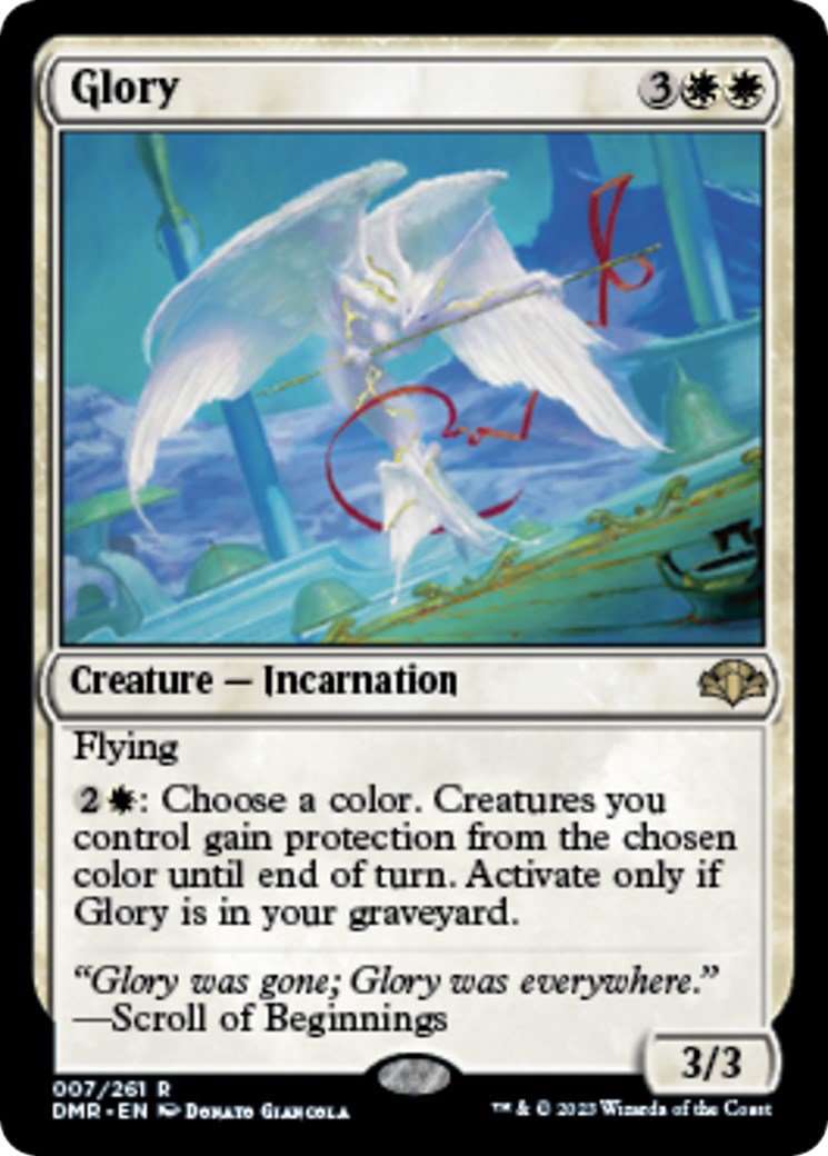Glory - Dominaria Remastered - Magic: The Gathering