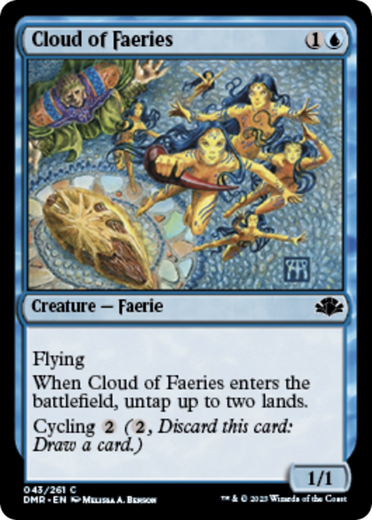 Cloud of Faeries - Dominaria Remastered - Magic: The Gathering