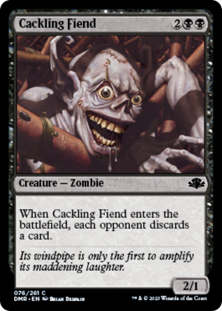 Cackling Fiend - Dominaria Remastered - Magic: The Gathering