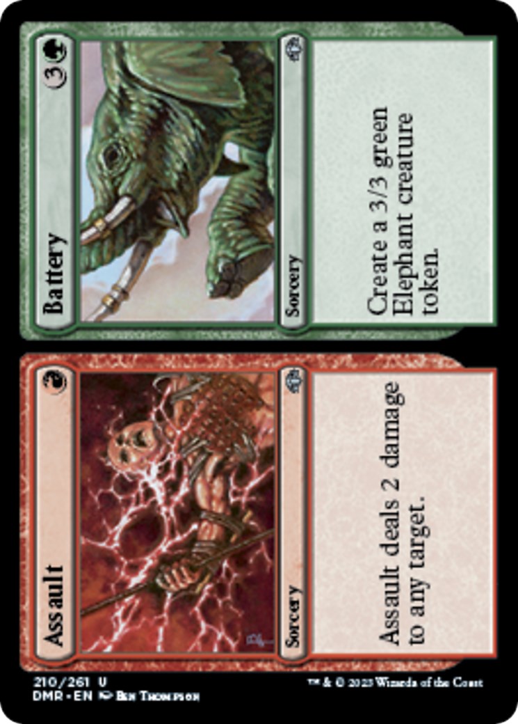 Assault // Battery - Dominaria Remastered - Magic: The Gathering