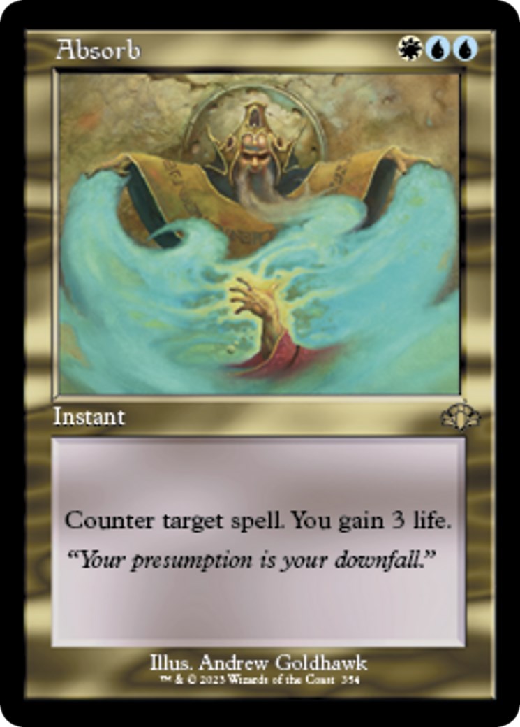 Absorb (Retro Frame) - Dominaria Remastered - Magic: The Gathering